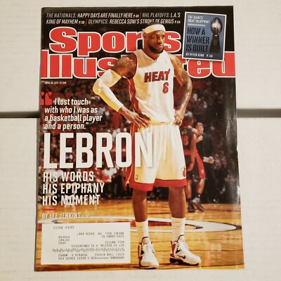 LeBRON JAMES Sports Illustrated Magazine APR 2012 Miami Heat Basketball ...