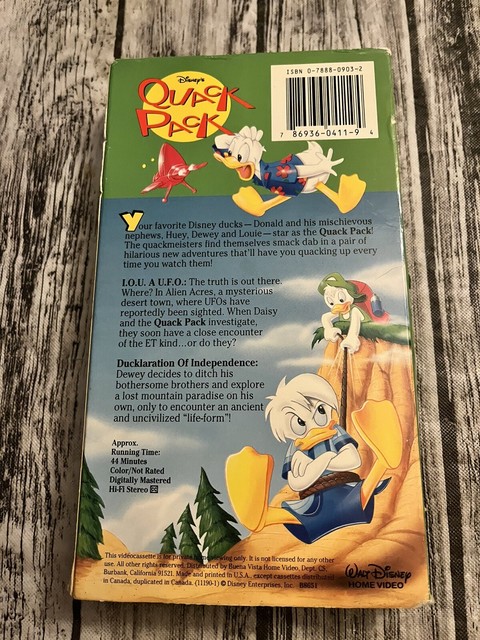Quack Pack: Alien Attack (VHS, 1997) for sale online | eBay