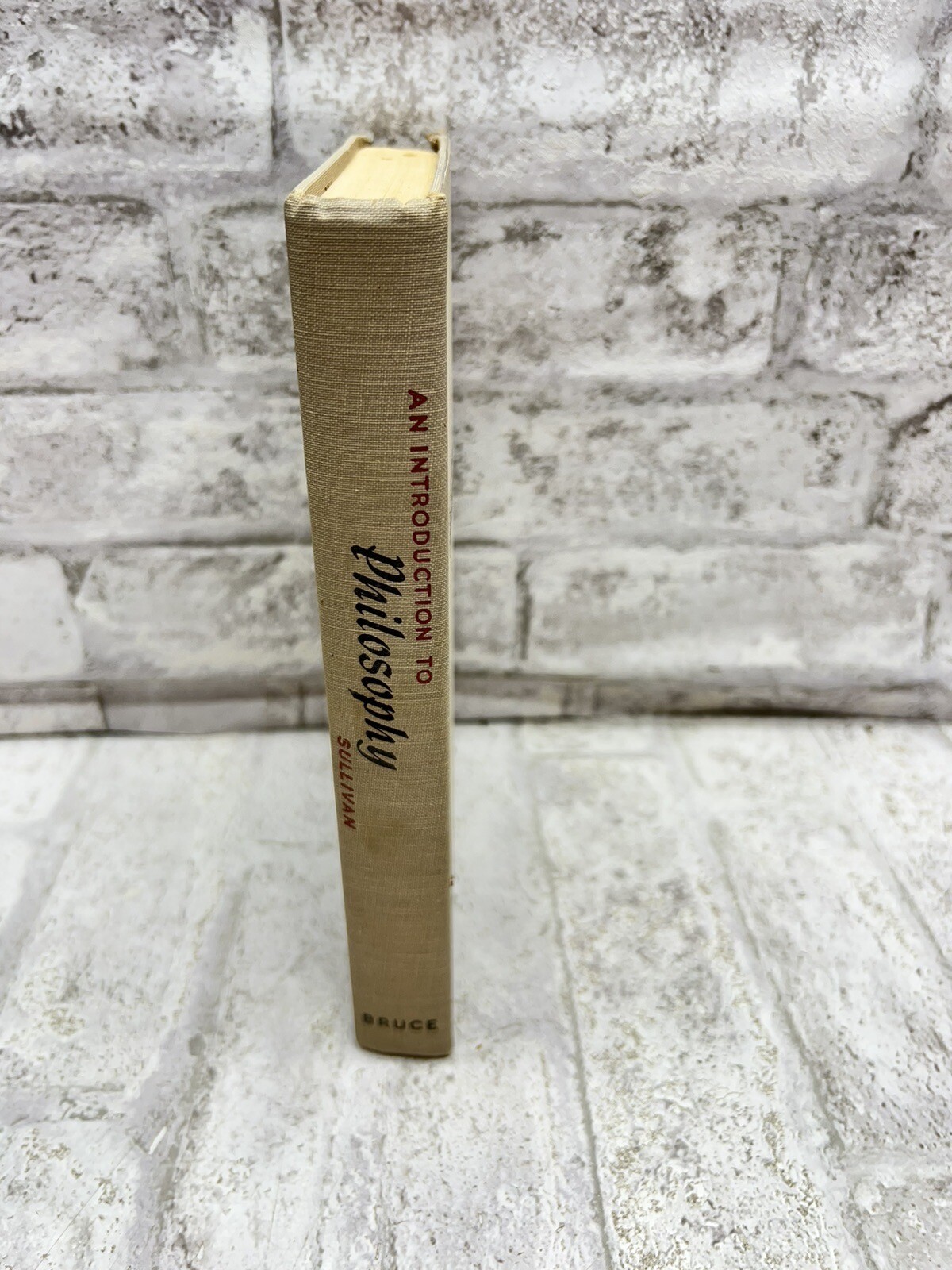 Introduction to Philosophy Daniel Sullivan 1957 Vintage Book Hardback ...