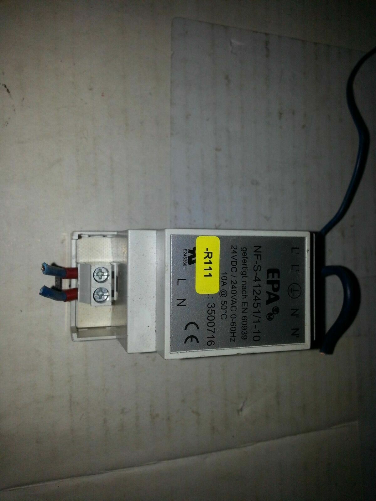 EPA NF-S-412451/1-10 EN 60939 24VDC/24VAC 0-60HZ 10A 3500716 | eBay