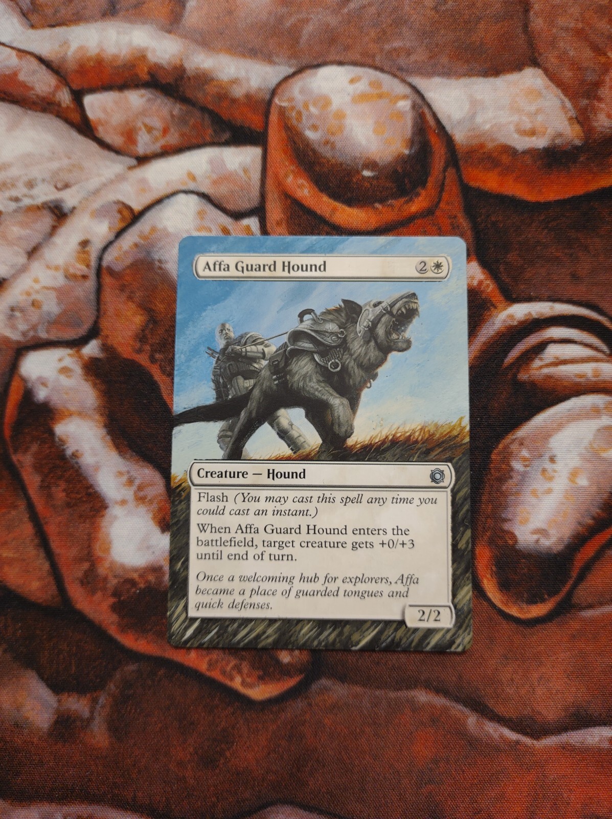 Magic the Gathering Affa Guard Hound Hand Painted Unique Custom MTG ...