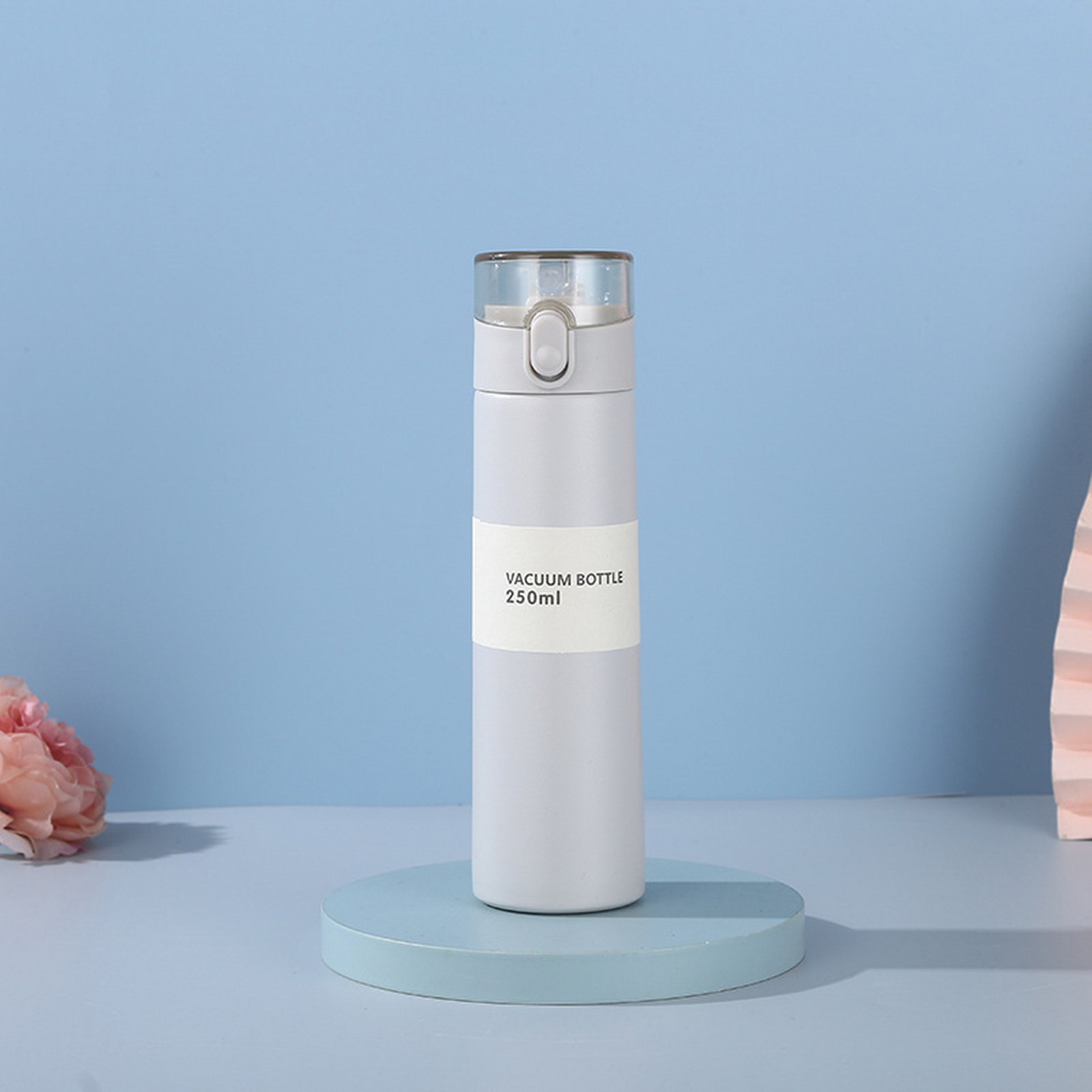 150/250ml Water Bottle Safety Slide Lock Keep Warm Mini Insulated ...