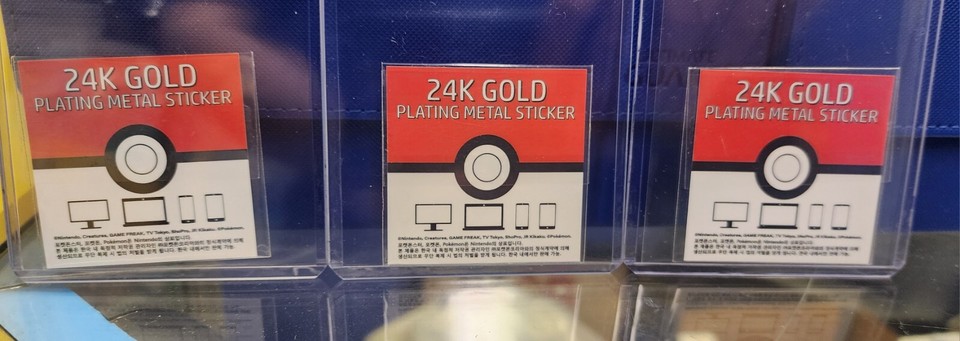 24k Gold Plated Pokémon Stickers Venusaur Line Limited Edition | eBay