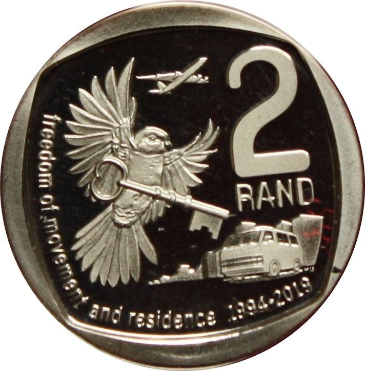 South Africa 2 Rand Coin | Freedom of Movement and Residence | 2019 | eBay