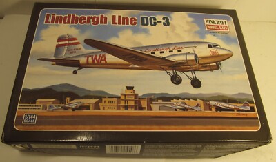 Minicraft Lindbergh Line DC-3 Model Kit 14548 1/144 Scale with Decals ...