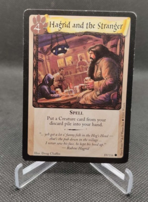 Harry Potter TCG #89 Hagrid and the Stranger Spell Card 2001 TCG ...
