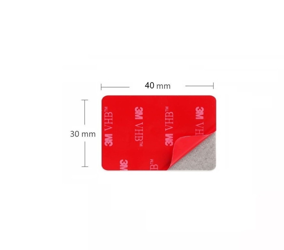 3M Double Sided Sticky Pads Adhesive Tape Dash Cam GoPro Nextbase ...