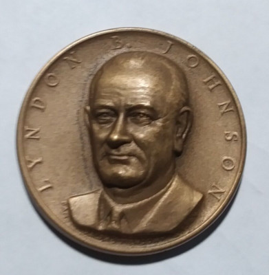 Lyndon B. Johnson LBJ Presidential Bronze Medal (BZ-392) | eBay