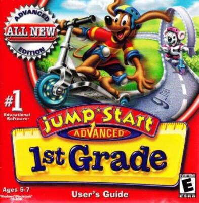 JumpStart 1st Grade 2002 Advanced PC MAC CD reading writing math ...