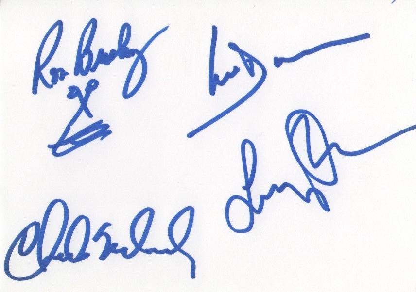 Iron Butterfly "Lee Dorman & Ron Bushy" Autogramm signed 10x15 cm ...