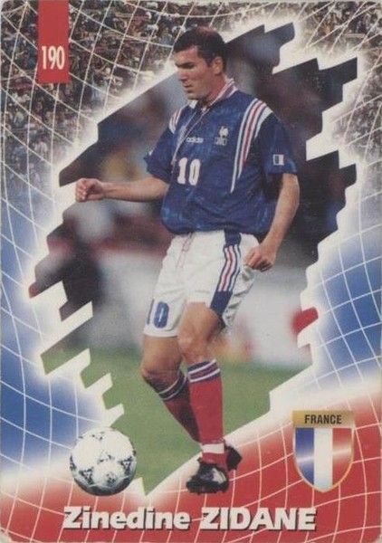 1997-98 Panini Foot Cards 98 - #190 Zinedine Zidane for sale online | eBay