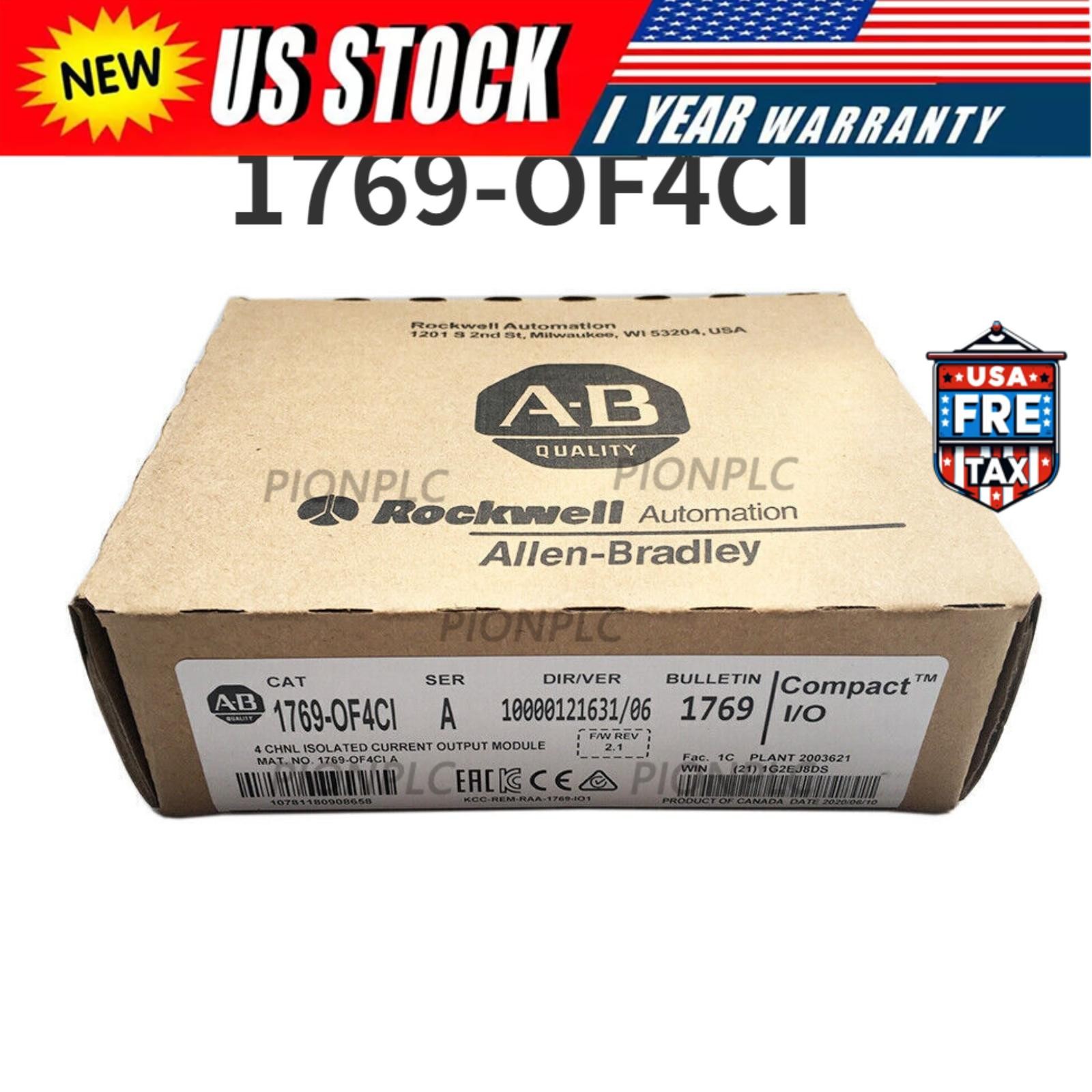 Allen-Bradley 1769-OF4CI CompactLogix 4 Pt A/O Current Module 1769OF4CI ...