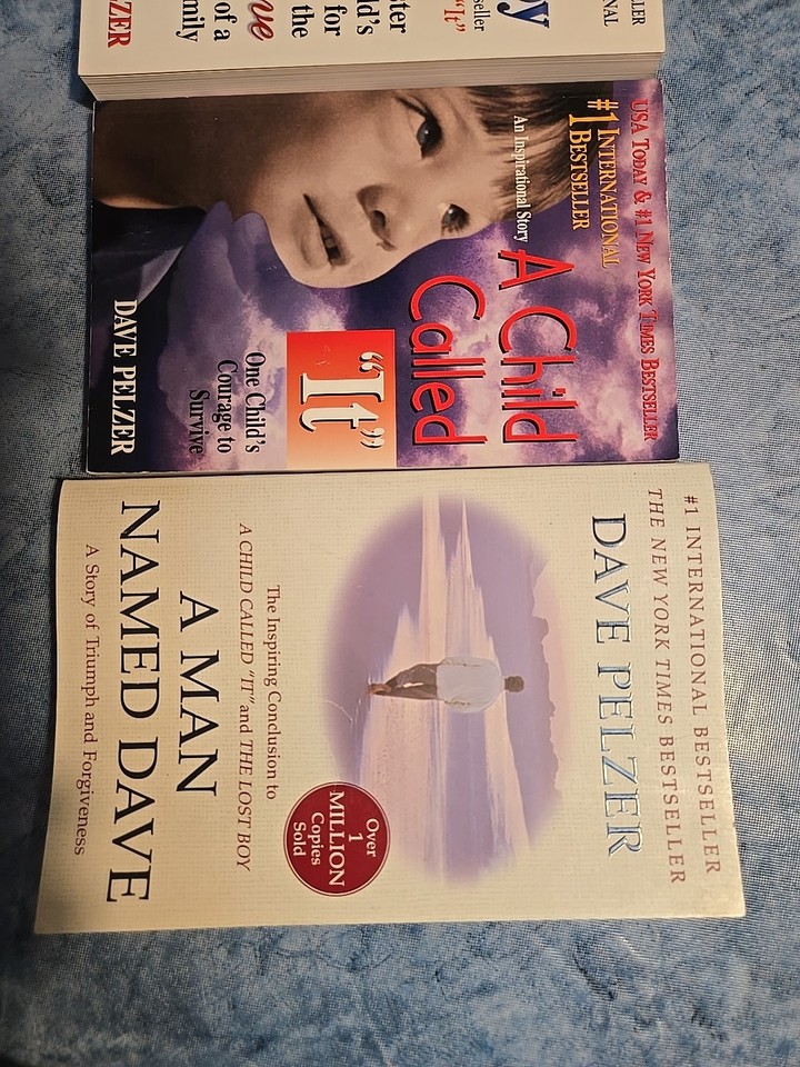 Dave Pelzer Lot of 3 Books A Child Called It A Man Named Dave The Lost ...