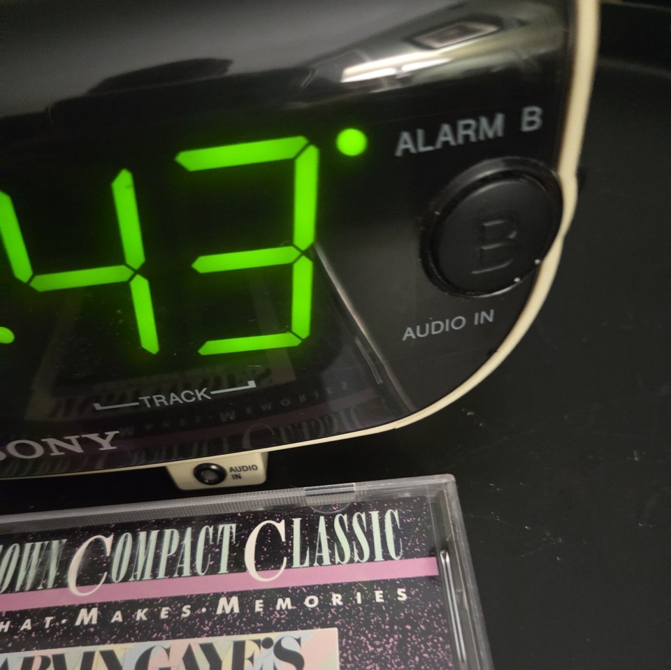 Sony Dream Machine CD Player Dual Alarm Clock AM/FM Tested/Works with ...