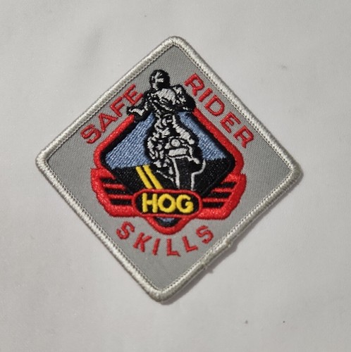 Harley Davidson - SAFE RIDER -HOG Skills Collectible Vest Patch | eBay