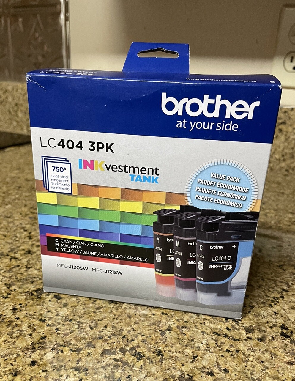 Brother LC404 3PK INKvest Tank Cartridges - CYAN, YELLOW, MAGENTA ...