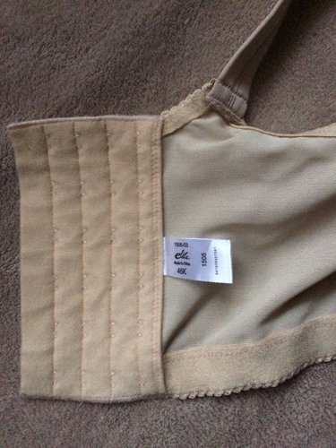 Elila 46K Nude Full Secure BBW Coverage 3 Section Soft Cup Bra Style ...