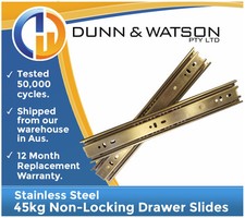 550mm Heavy Duty 100kg Drawer Runners 4wd Generator Storage Fridge ...