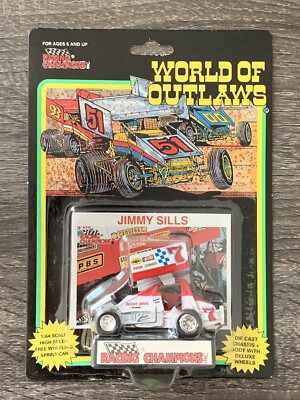 1993 Racing Champions: World of Outlaws #7 JIMMY SILLS 1:64 Sprint Car ...