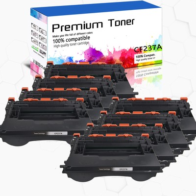 8PK Compatible Toner Cartridge for HP 37A CF237A Toner Enterprise M607 ...