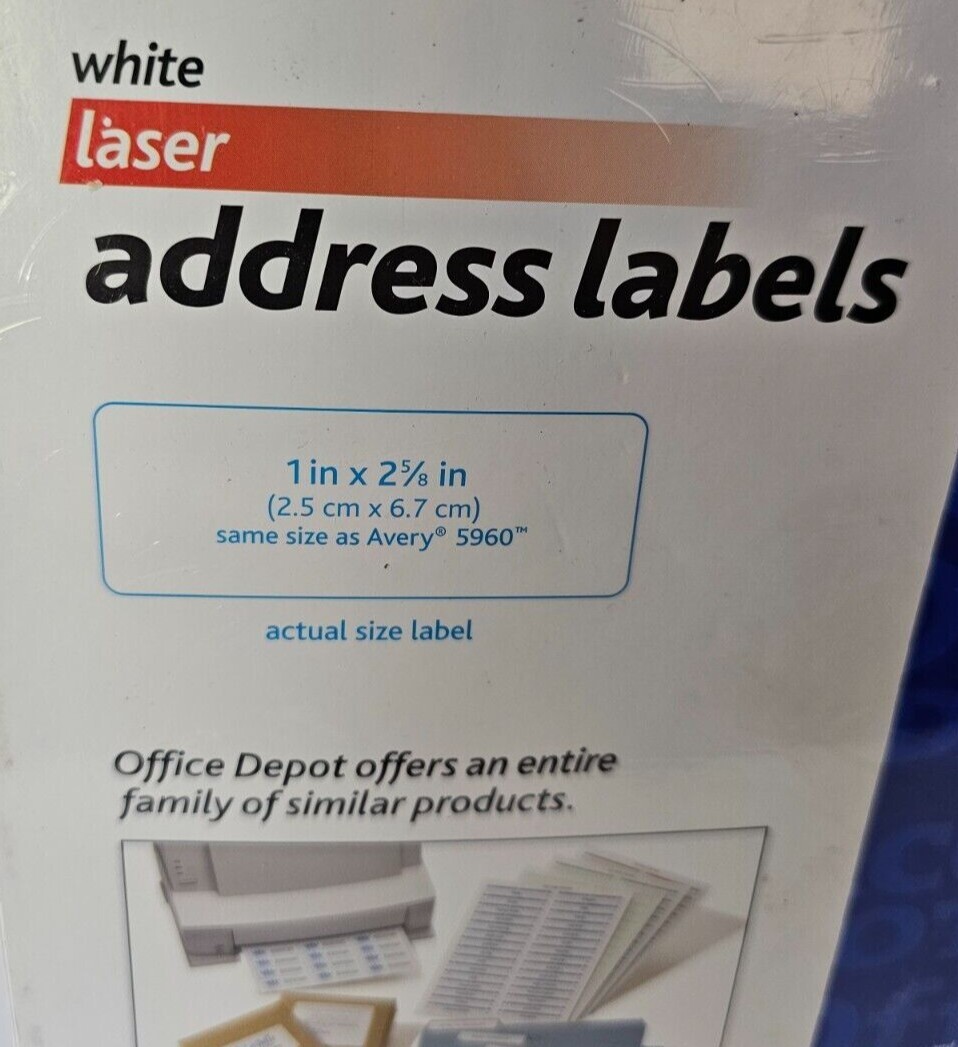 Office Depot Label Templates 5960