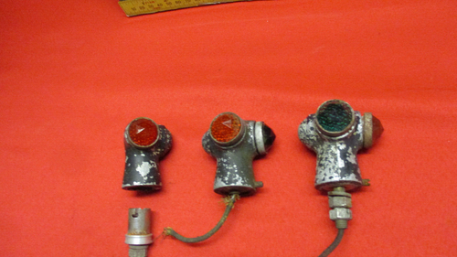 VINTAGE 1920'S 1930'S 1940'S TURN SIGNAL STAT JEWELED CLEARANCE LIGHT ...