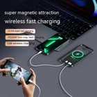 10000mAh Magnetic Wireless Power Bank LED Display Super Fast Charge ...