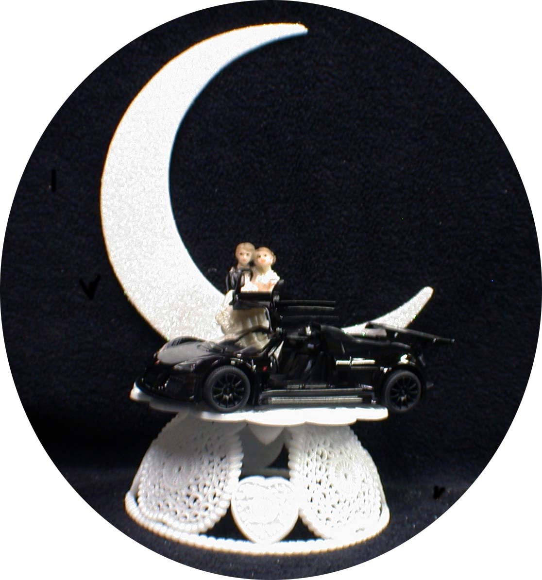 Sexy APOLLO Gumpert AUTO WEDDING groom CAKE top TOPPER Racing Mussel ...