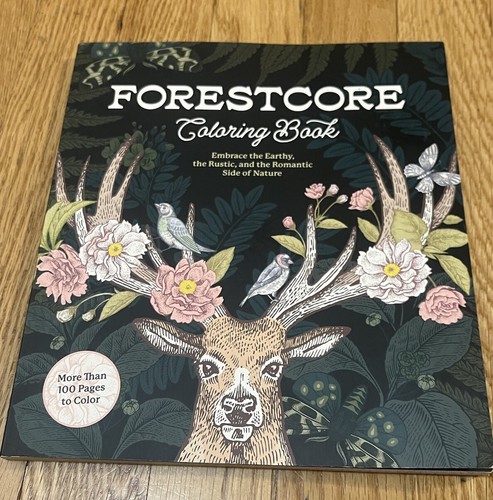 Forestcore Coloring Book 128 Pages Forest to Life Deer Mushrooms ...
