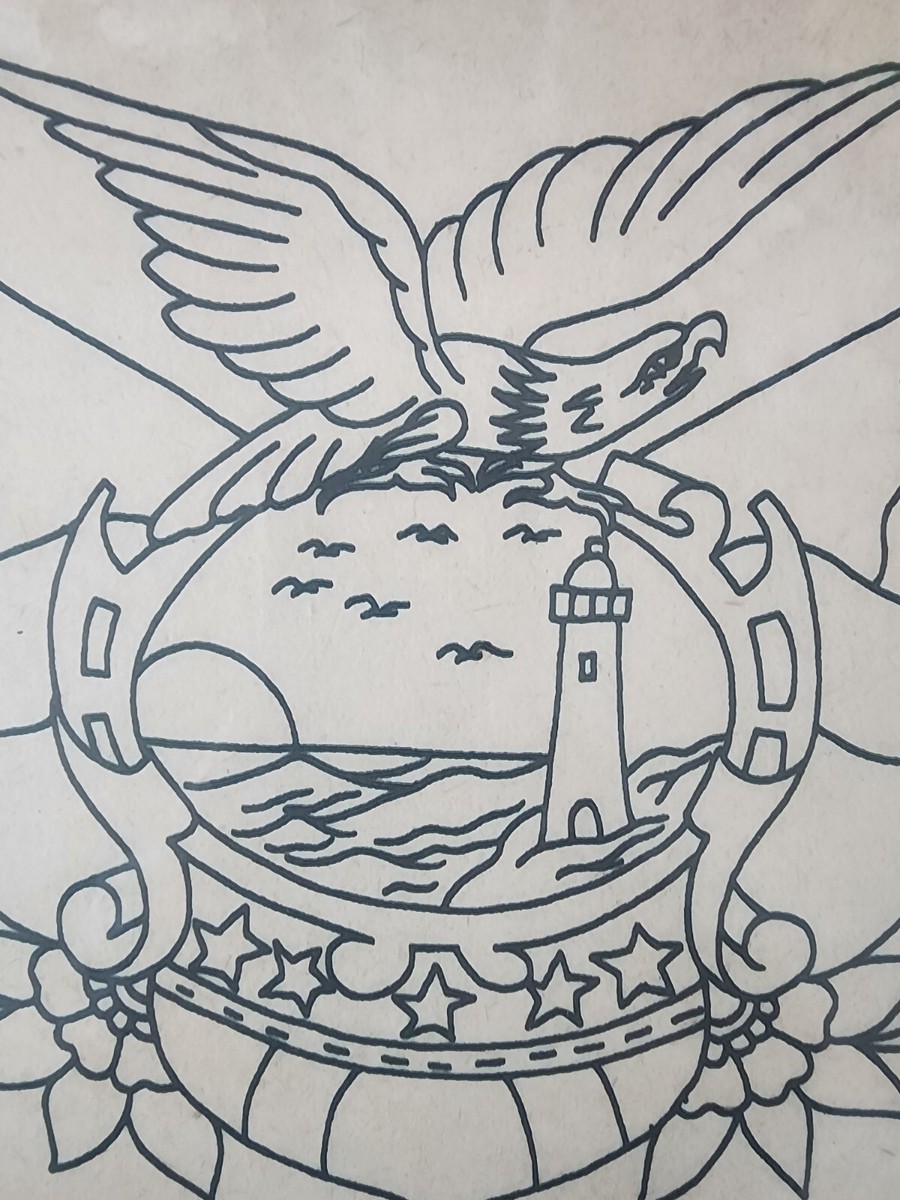 Outline Traditional Lighthouse Flash John Sun | Flash Sheet With