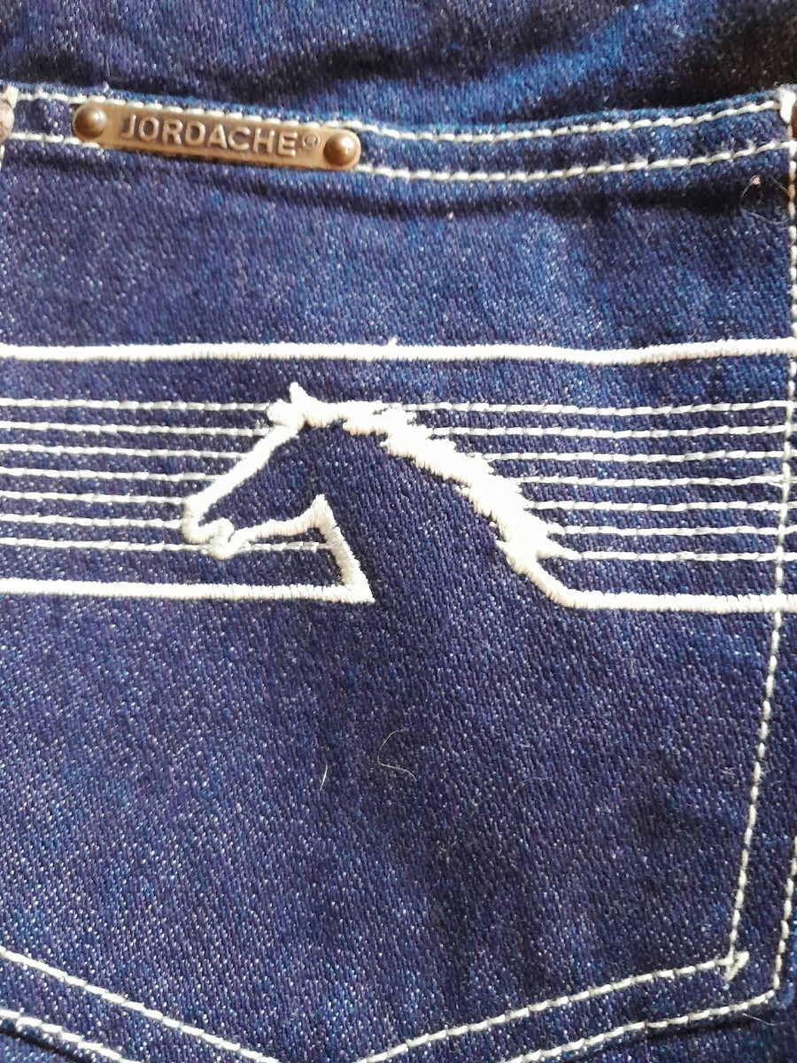 Jordache Jeans 1980 Vintage 80's Acid Wash Ankle Zip Jeans By Jordache