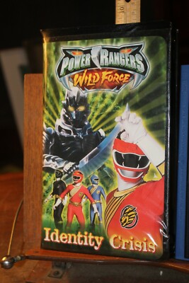 Vintage VHS Tape Power Rangers Wild Force Identity Crisis | eBay