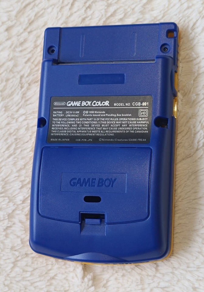 Nintendo Game Boy Color Pokemon Shell Hispeedido OLED Q5 USB-C Retro ...