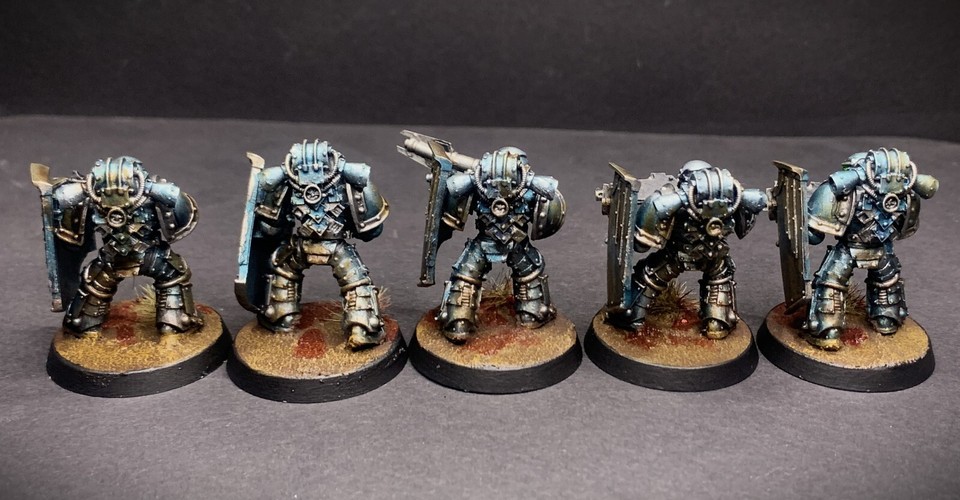 Alpha Legion Legion MKIII Breacher Siege Squad painted Warhammer 40k ...