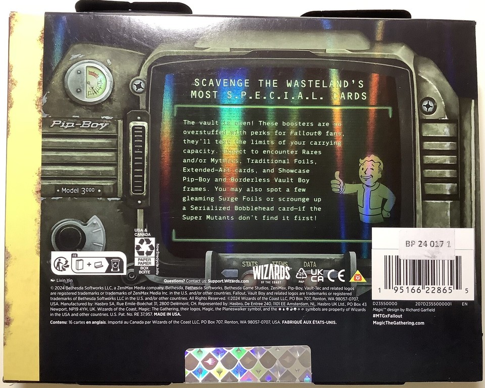 MTG Magic the Gathering Fallout Collector Booster Omega Box | eBay