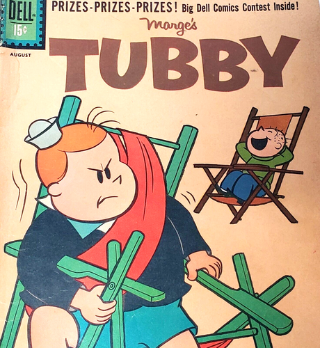 Marge's TUBBY Jul-Aug 1961 DELL 4 Color #47 DELL Comic Book Silver Age ...