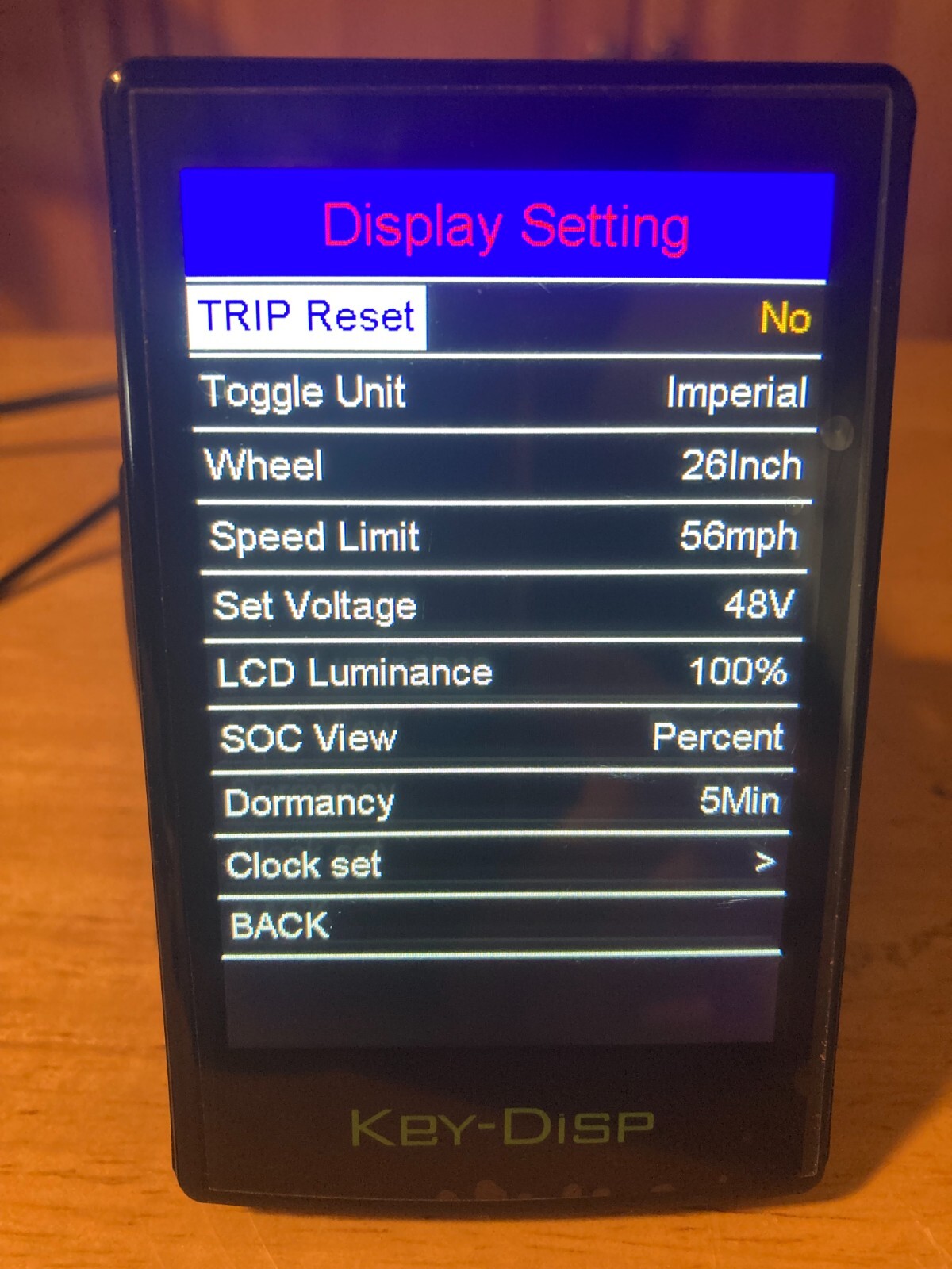 Key-Disp KD718 Color LCD Mode Switching Display KBO & Himiway Ebikes ...
