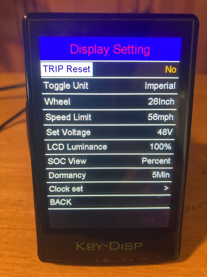 Key-Disp KD718 Color LCD Mode Switching Display KBO & Himiway Ebikes ...
