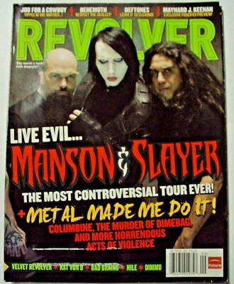 Revolver Magazine September 2007 Slayer Marilyn Manson Tool Nice Kat ...