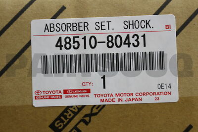 4851080431 Genuine Toyota ABSORBER ASSY, SHOCK, FRONT RH 48510-80431 | eBay