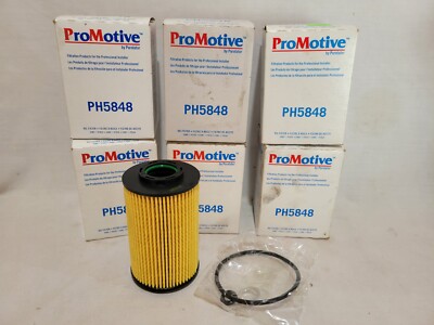 NEW (6) PH5848 Promotive by Purolator Engine Oil Filters Fram CH10515 ...