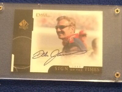 Dale Jarrett 1999 Autograph SP Authentic Upper Deck Sign Of The Times # ...