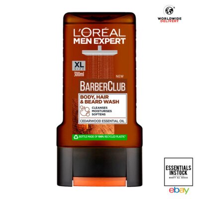 L'Oreal Men Expert Barber Club Body, Hair & Beard Wash 300ml | eBay