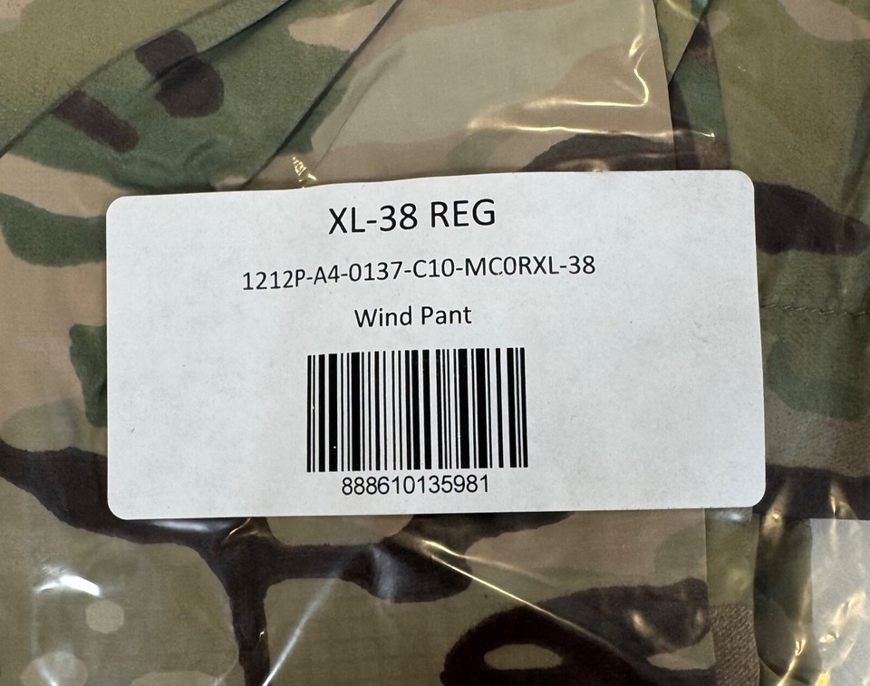 New Beyond Clothing A4 Wind Lightweight Pant Pants Multicam OCP Size 38 ...