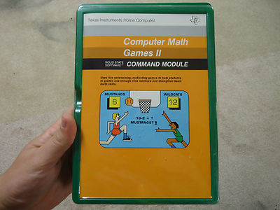 NOS TEXAS INSTRUMENTS TI-99/4A COMPUTER MATH GAMES II PHM 3083 | eBay