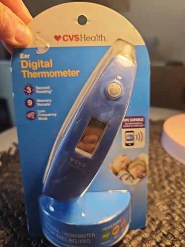 CVS Health Ear Digital Thermometer NFC Capable Measures Temp In 3 ...