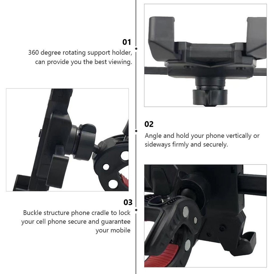 Phone Stand for Car Bike Mount Bracket Motorcycle Handlebar Cell | eBay ...