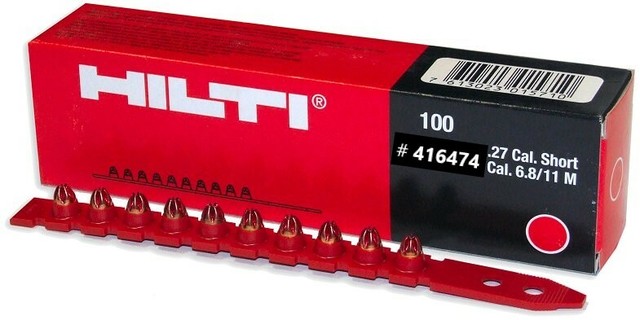 NEW HILTI DX Cartridge RED 6.8/11 M10 STD 27 Cal. Short #416474 ANSI ...