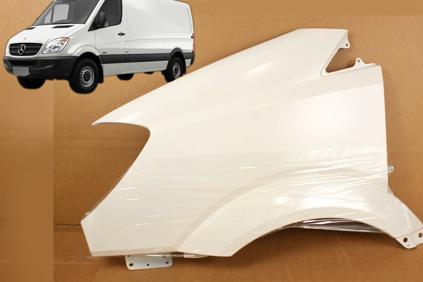 FOR MERCEDES SPRINTER W906 2007-2013 LEFT DRIVER FENDER WHITE ...