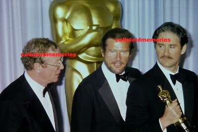 Original 35mm Slide Roger Moore James Bond 007 Caine Kline Oscar ...